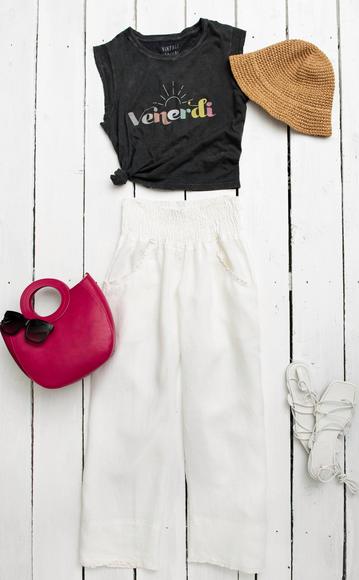 NAMSAR | Pants & Jumpsuits | New Namsar Linen Cropped Pants In White ...
